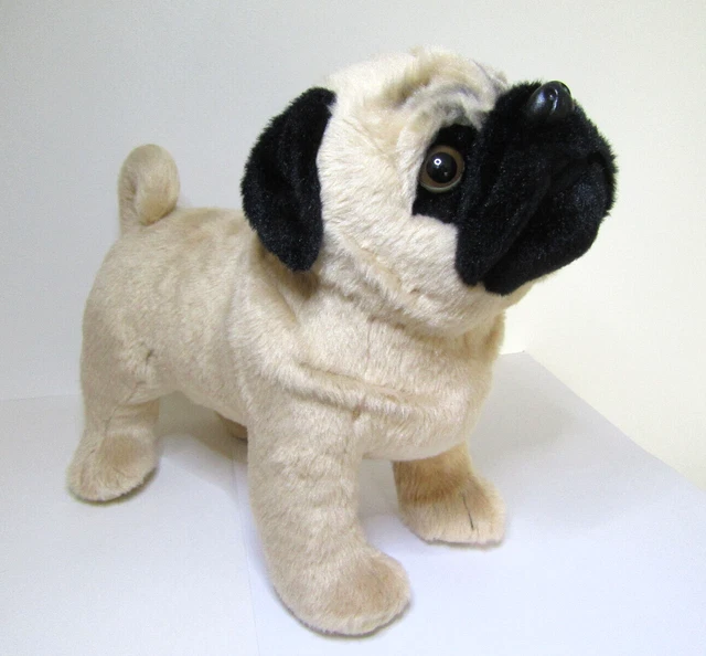 SMYTHS TOYS COOPER The Pug Dog Puppy Soft Toy Plush Standing Teddy ...