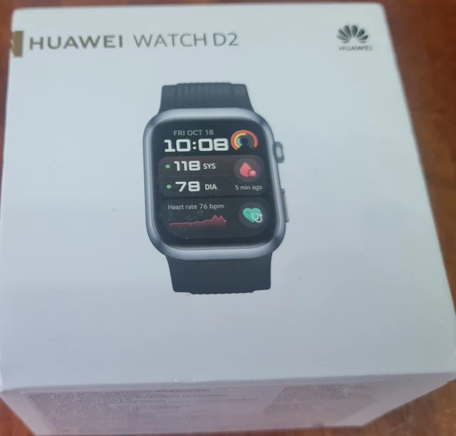 HUAWEI WATCH D2 Fitness Tracker Smart Watch Black Blood Pressure ...