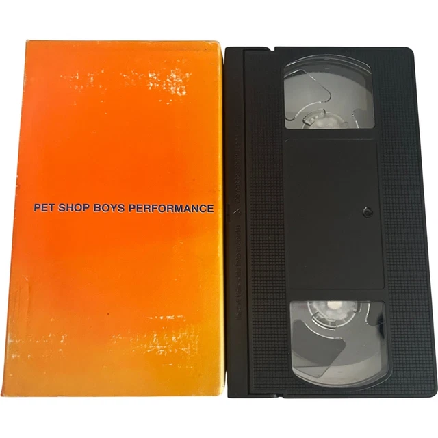 PET SHOP BOYS Performance VHS Video 1991 Tour Promotional Tape £29.95 ...