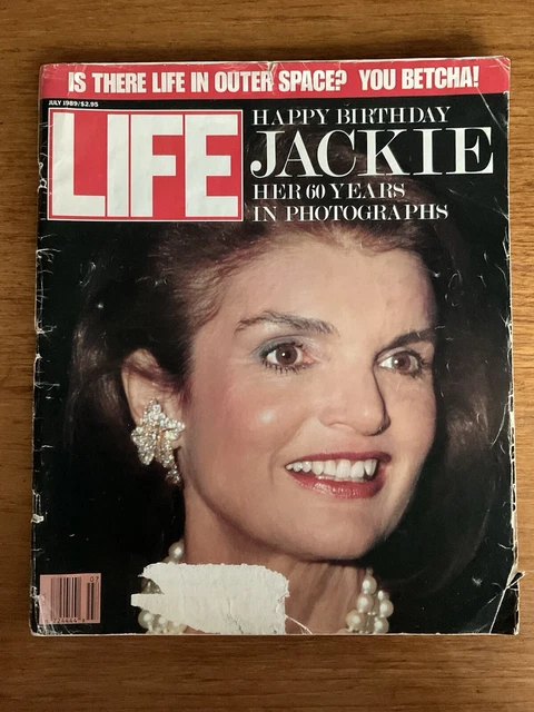 LIFE MAGAZINE 1989 July~Jackie Kennedy Onassis 60th birthday~Joe Camel ...