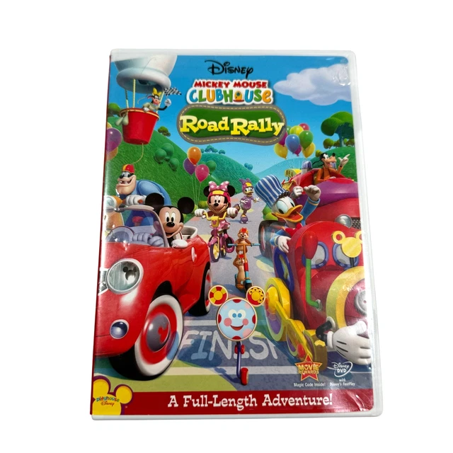 MICKEY MOUSE CLUBHOUSE Road Rally DVD Full Length Adventure Disney Kids ...
