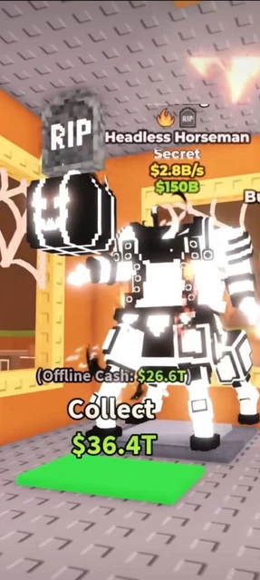 2.8B HEADLESS HORSEMAN Roblox Steal A Brainrot £31.89 - PicClick UK