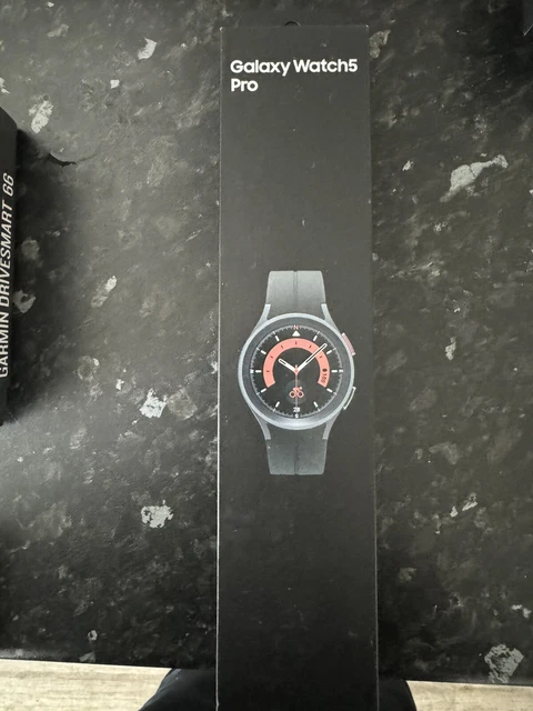 SAMSUNG GALAXY WATCH5 Pro Bluetooth 45mm Black Titanium SM-R920 New ...