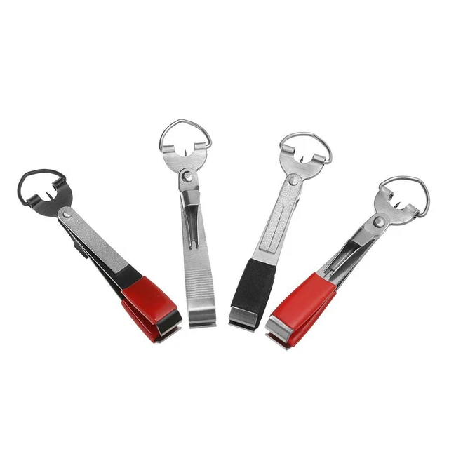 LINE CUTTER FAST Hook Nail Knotter Quick Knot Tying Tool Fly Fishing ...