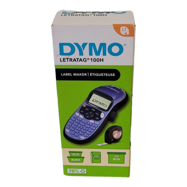 DYMO LETRATAG 100H Handheld Label Maker - Blue $47.44 - PicClick AU