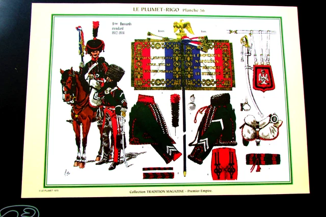 PLANCHE &LE PLUMET-RIGO& -Uniformes des Armées Napoléoniennes EUR 1,00 ...