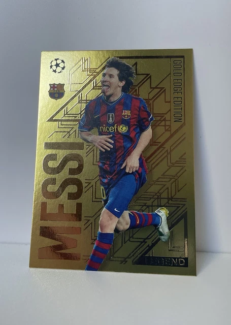 MATCH ATTAX CHAMPIONS League 24/25 Lionel Messi Gold Edge #GE10 FC ...