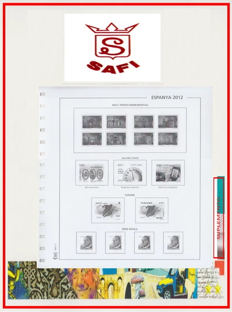 SAFI HOJAS SPAIN 1987 Illustrated IN White And Black With Protector $47 ...