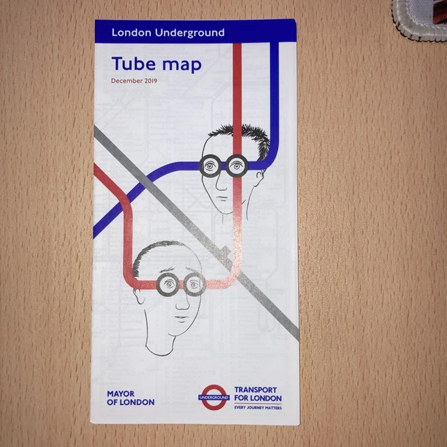 LONDON UNDERGROUND TUBE Map (. December 2019. ) £2.79 - PicClick UK