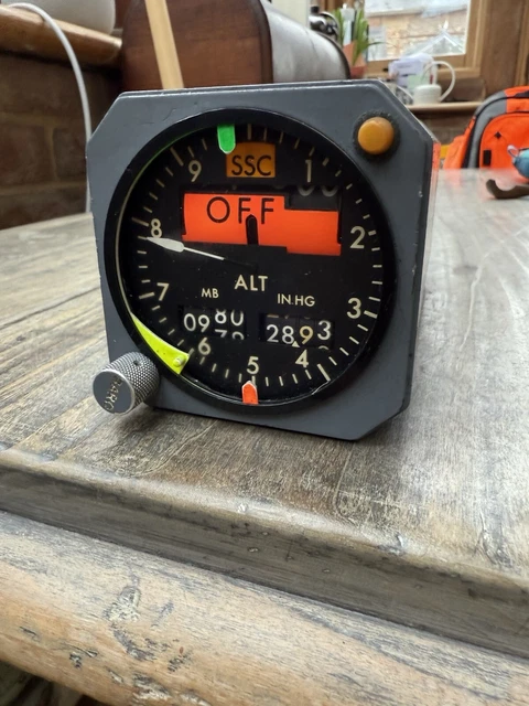 AIRCRAFT ALTIMETER SPERRY RAND Airbus A300 £60.00 - PicClick UK