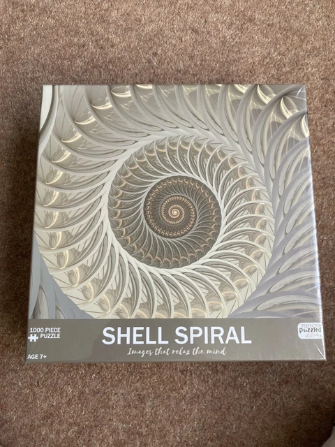 SHELL SPIRAL 1000 Piece Jigsaw Puzzle Perfectly Puzzled 50x50cm New ...