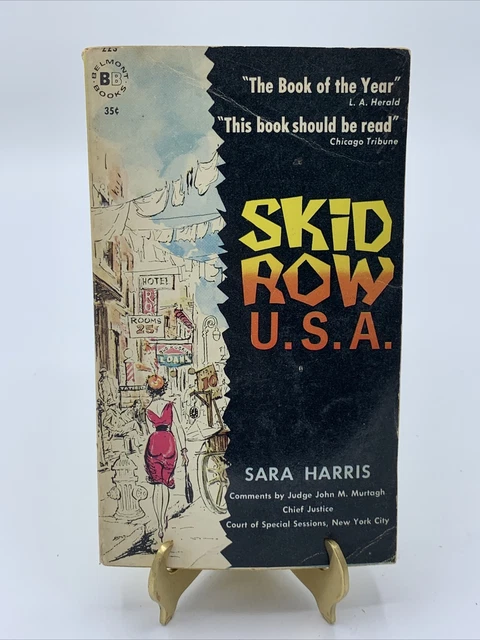 VINTAGE ADULT EROTIC Pulp Novel Book Skid Row USA Sara Harris $9.99 ...