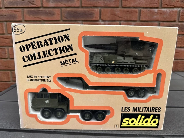 SOLIDO TANK TRANSPORTER AMX 30 Pluton Transporteur T12 In Original Box ...