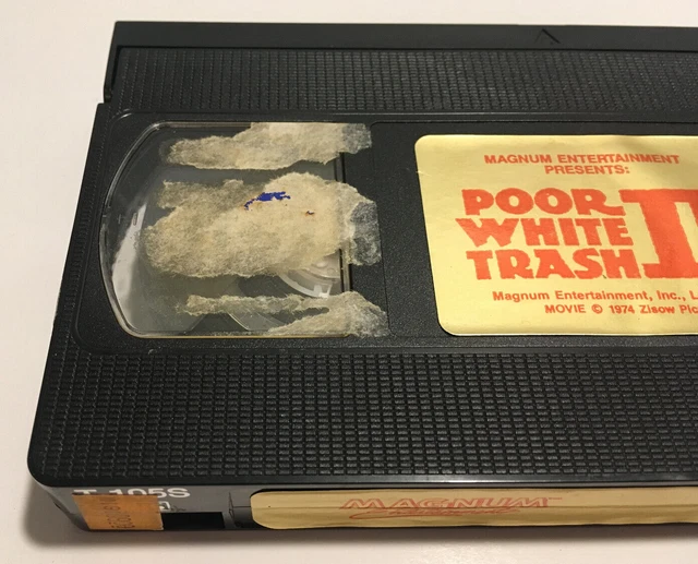 POOR WHITE TRASH II (VHS, 1974) Cassette Only Magnum Entertainment ...