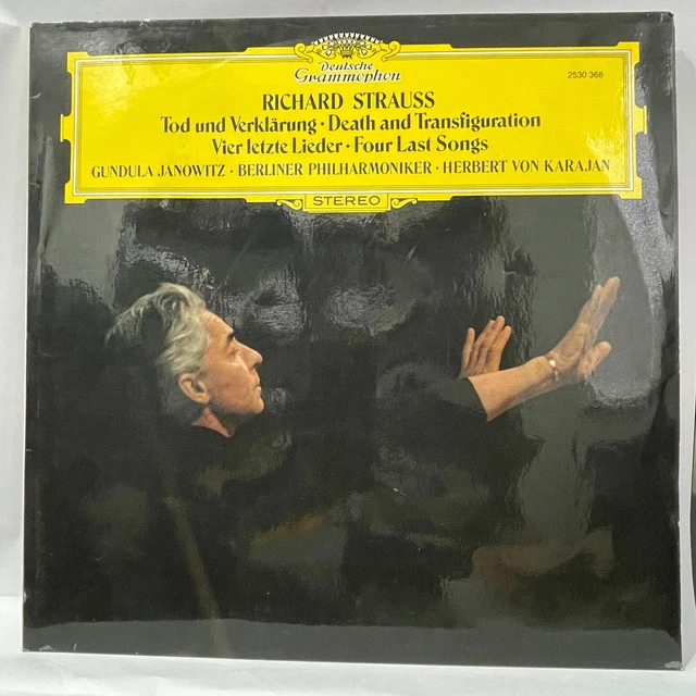 RICHARD STRAUSS, DEATH & Transfiguration, Herbert Von Karajan 12" Vinyl ...