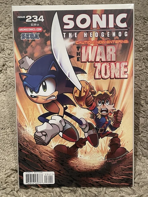 SONIC THE HEDGEHOG Issue 234 Archie Comic Rare Sega £21.52 - PicClick UK