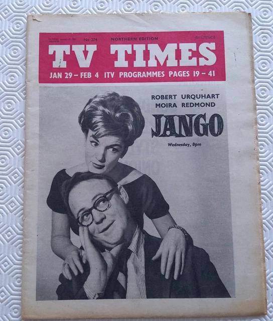 TV TIMES MAGAZINE Jan 29-4 Feb 1961 Jango Cover £15.08 - PicClick UK