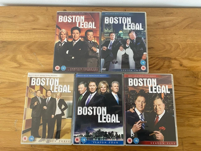 BOSTON LEGAL - Series 1-5 - Complete (Box-set) (DVD, 2009)- Excellent ...