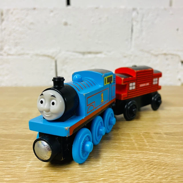 THOMAS & RED Sodor Line Caboose the Tank Engine & Friends Wooden ...