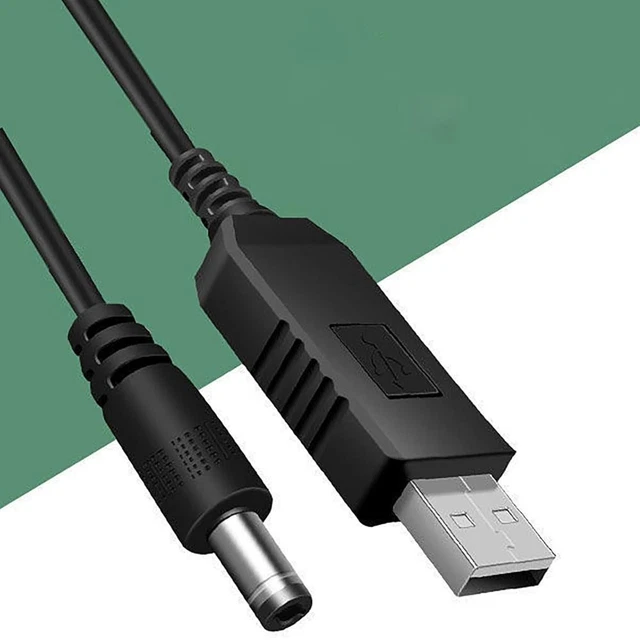 2PACK DC 5V to DC 9V USB Voltage Step Up Converter Cable Power Supply ...