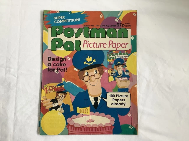 POSTMAN PAT PICTURE Paper Comic Issue 100 August 1988 £5.86 - PicClick UK