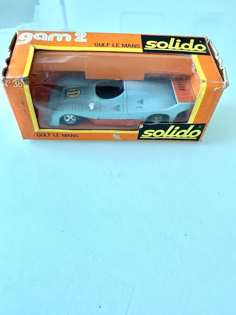 SOLIDO 1/43 GAM 2 Gulf Le Mans 1975 N 38 En Boîte EUR 14,90 - PicClick FR