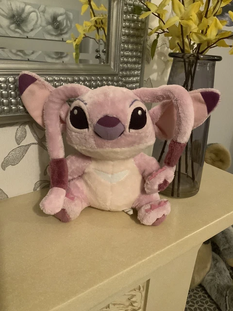 ANGEL PLUSH DISNEY Parks 7” Lilo And Stitch Soft Toy Pink Teddy £12.50 ...