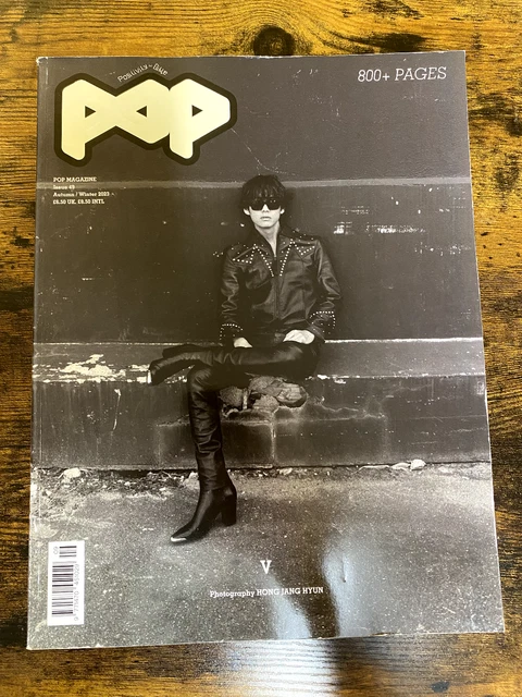 POP MAGAZINE AUTUMN/WINTER 2023 - BTS V Kim Taehyung cover Issue 49 £45 ...