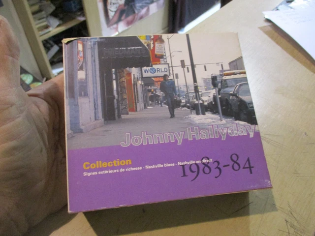 JOHNNY HALLYDAY coffret cd collection 1983 84 guitare EUR 60,00 ...