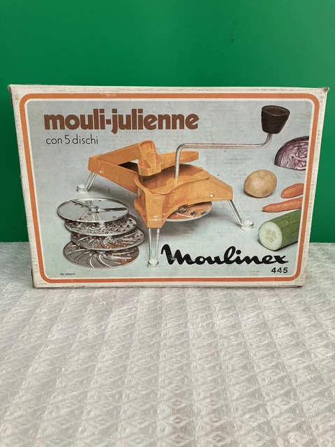 MOULINEX - MACHINE A Râper MOULINEX Mouli Julienne 445 + 4 Disques EUR ...