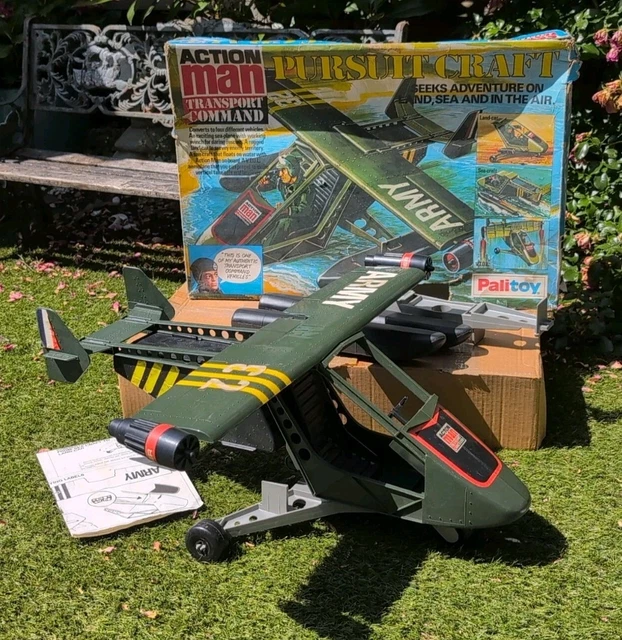 VINTAGE ACTION MAN Boxed Pursuit Craft Palitoy 1980S Complete Vehicle £ ...