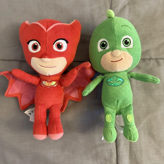 PJ MASKS POWER Hero's Owlette & Geko 9 Inch Plushies £10.73 - PicClick UK