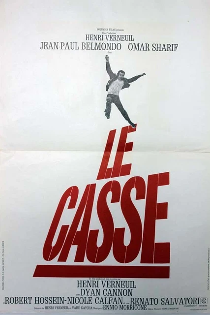 LE CASSE AFFICHE originale 1971 Henri Verneuil, J.P Belmondo, O.Sharif ...