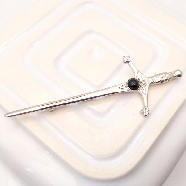 TRADITIONAL SCOTTISH KILT Pin Sword Shaped Mens Formal Wear for Wedding ...