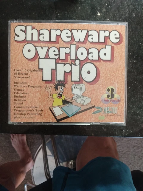SHAREWARE OVERLOAD TRIO - 3 CDs - PC CD-ROM DOS Vintage Computer ...