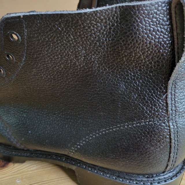 VINTAGE 80S/90S STEEL Tie Cap Work Boots Made In England Dress Stock ...