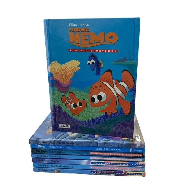 DISNEY'S CLASSIC LARGE StoryBook x8 Hardcover books mixture of 1990s ...