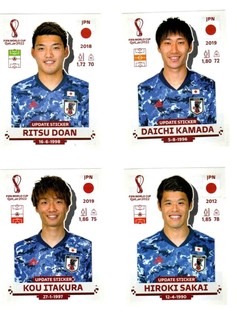 PANINI 2022 WORLD Cup --UPDATE STICKER SET -- FIFA World Cup Qatar ...