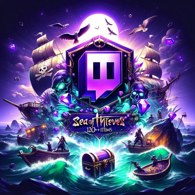 SEA OF THIEVES 120+ Twitch Drop Artikel | TOP PREIS | SIEHE ...