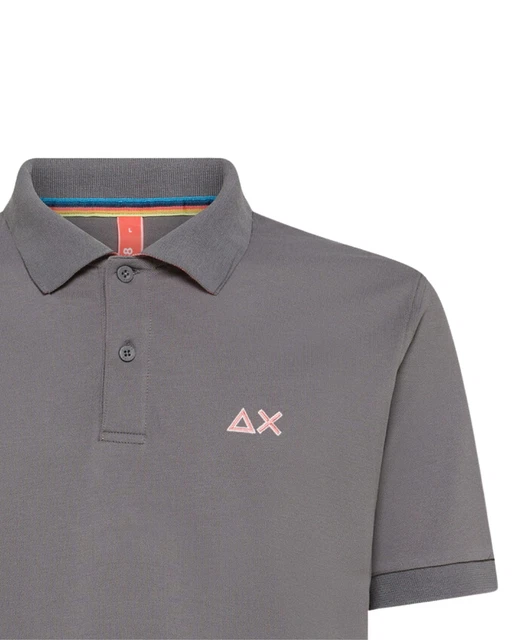 POLO SHIRT SUN68 Small Logo Man Cotton Grey $154.31 - PicClick CA