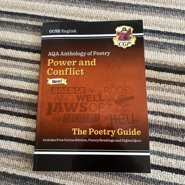 CGP GCSE AQA Anthology of Poetry Power And Conflict The Poetry Guide £2 ...