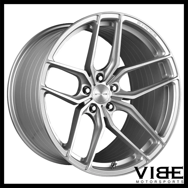 19& STANCE SF03 Silver Forged Concave Wheels Rims Fits Bmw E92 E93 M3 ...