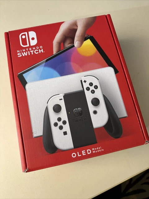 NINTENDO SWITCH OLED-MODELL HEG-001 64GB Handheld-Spielekonsole - Weiß ...