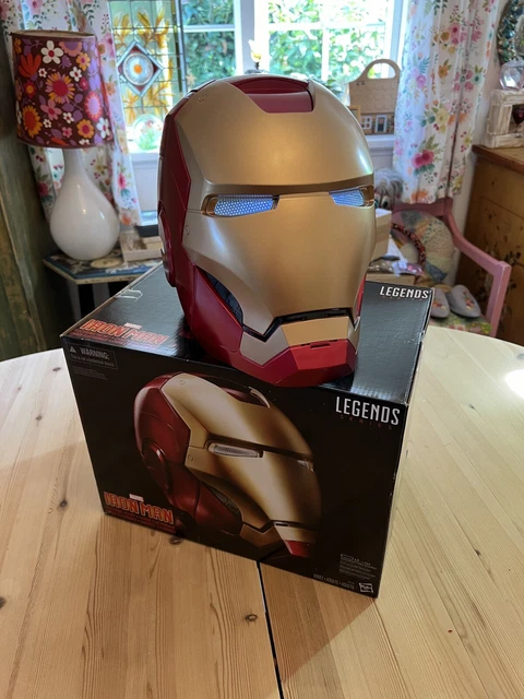 HASBRO MARVEL LEGENDS Iron Man electronic Helmet £65.00 - PicClick UK