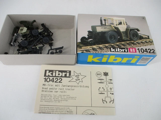 KIBRI SPUR H0 10422 Bausatz MB Trac Zweiwegeausrüstung ungebaut in OVP ...