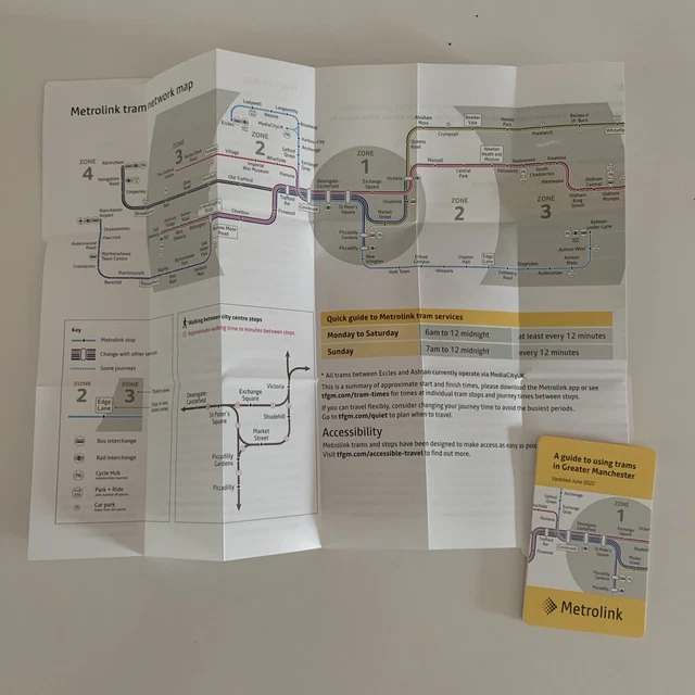 TFGM MANCHESTER METROLINK guide to using trams - June 2022 edition EUR ...