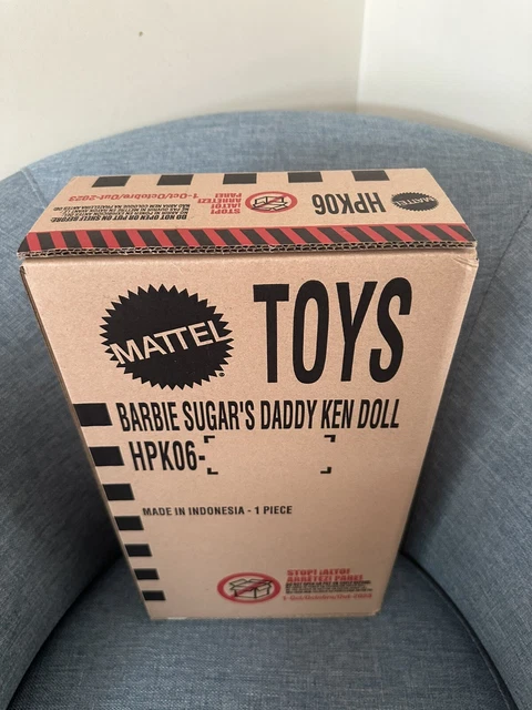 BARBIE THE MOVIE Sugar’s Daddy Ken Doll in Pastel Suit With Dog NRFB ...