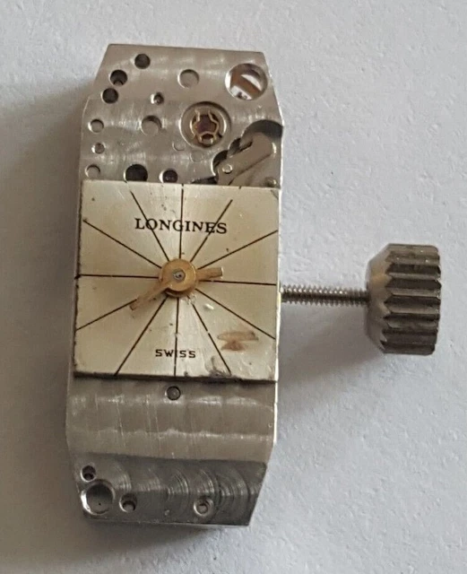 LONGINES MOVEMENT CALIBER 510 Hour Wheel Height 1.08mm + Dial + Hands ...