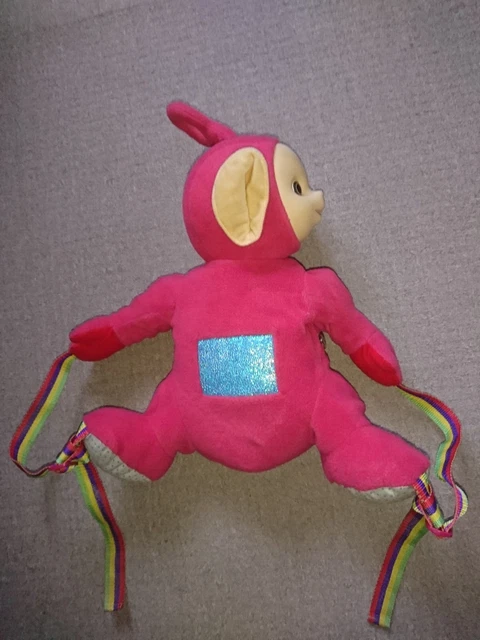 VTG TELETUBBIES PO 1996 Golden Bear Backpack Plush Adult/Kids&Talking ...