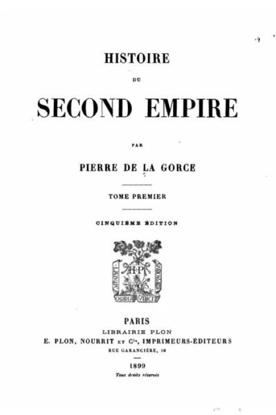 HISTOIRE DU SECOND Empire EUR 33,15 - PicClick FR